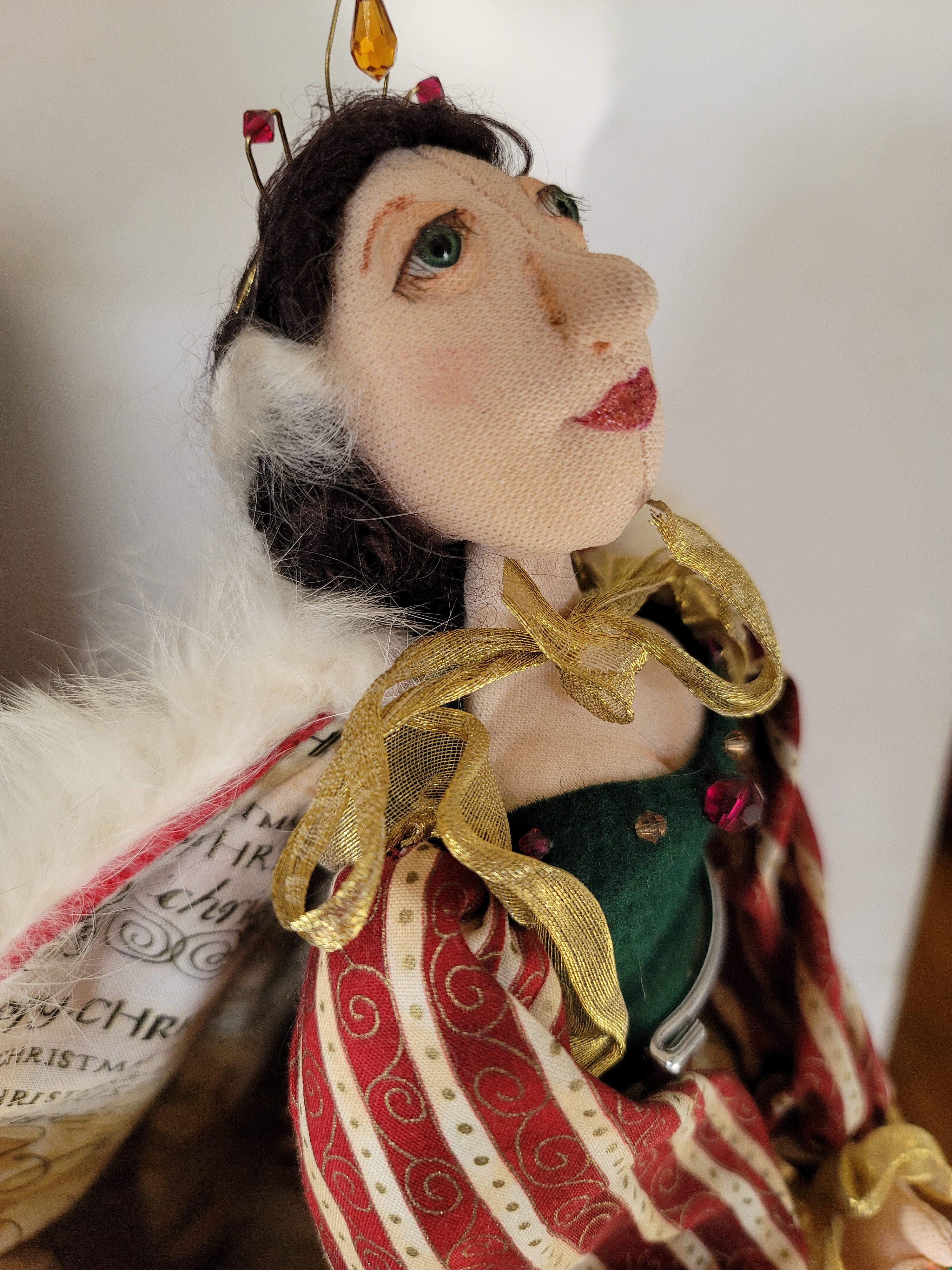 Natalya, Christmas Queen, 00AK art doll | Mountain Dolls